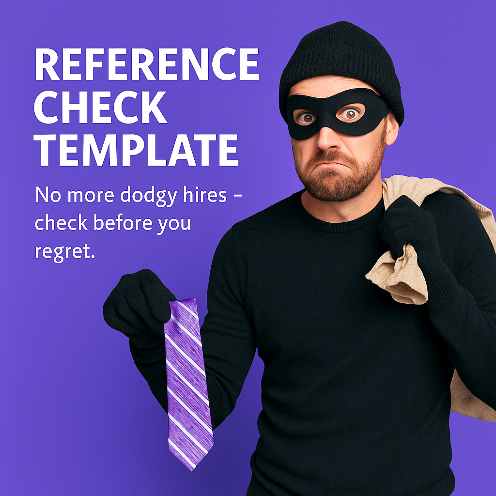 Reference Check Template Australia | The HR Start Up Co.